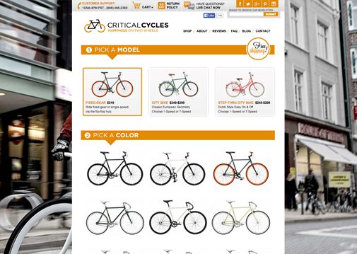 Web Development for Sports & Outdoors - Critical Cycles | Coalition