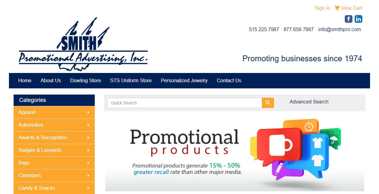 BigCommerce Web Development - Smith Promotional Advertising