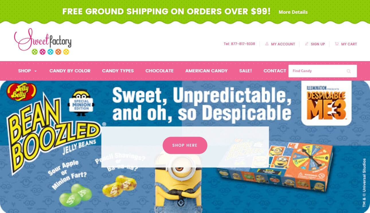 BigCommerce Web Design & Development - Sweet Factory | Coalition